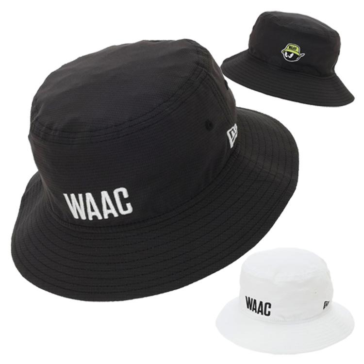 New Balance ワック ニューエラ ゴルフ バケットハット コラボ メンズ レディース ハット 吸汗速乾 UVカット ゴルフハット 無地 072242832 WAAC NEW ERA ...