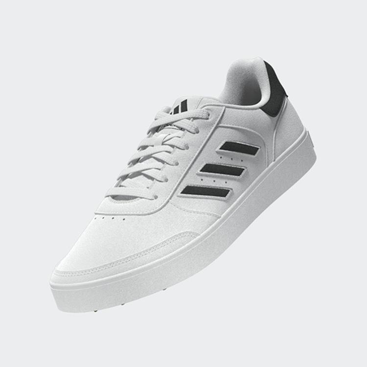 adidas（アディダス） ゴルフ シューズ 靴 メンズ レディース ゴルフシューズ レトロクロス 24 スパイクレス 鋲なし 紐 防水 ...