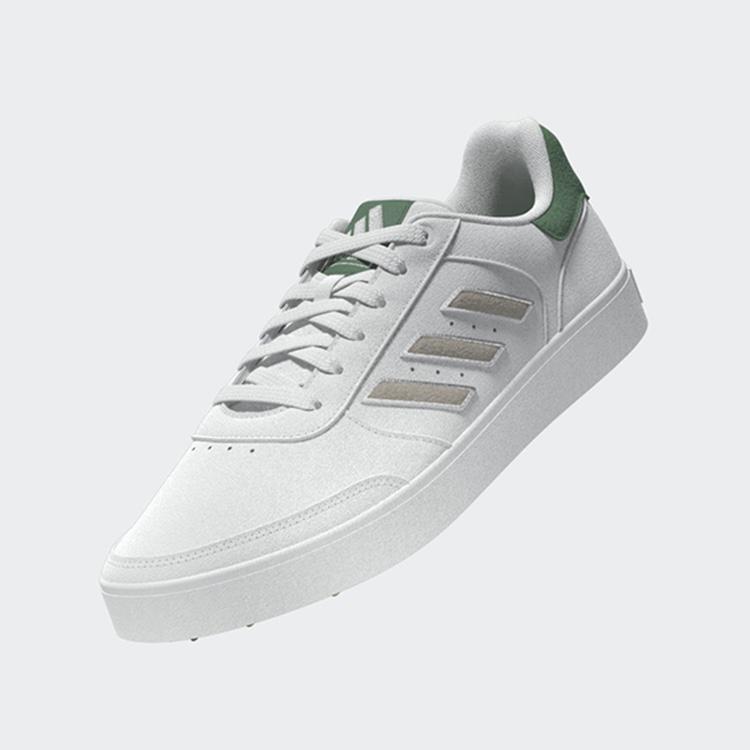 adidas アディダス ゴルフ シューズ 靴 メンズ レディース ゴルフシューズ レトロクロス 24 スパイクレス 鋲なし 紐 防水 ...