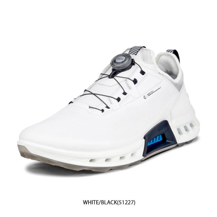 エコーゴルフ シューズ メンズ ボア BIOM C4 BOA ゴルフシューズ バイオム レザー 靴 防水 スパイクレス ブランド ...