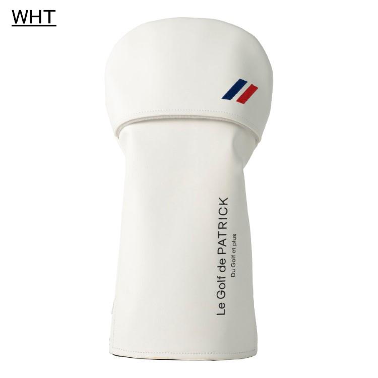 パトリック ゴルフ ヘッドカバー ドライバー メンズ レディース ドライバーカバー 被せ 合成皮革 無地 ロゴ レア ブランド PATRICK ...