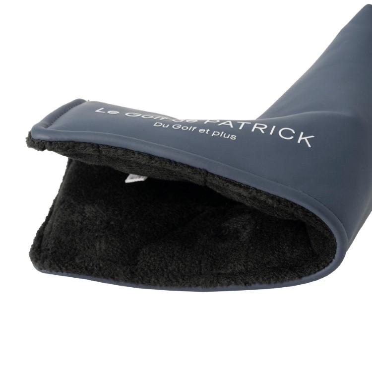 パトリック ゴルフ ヘッドカバー パターカバー ピンタイプ メンズ レディース 被せ 合成皮革 無地 ロゴ レア ブランド PATRICK ...