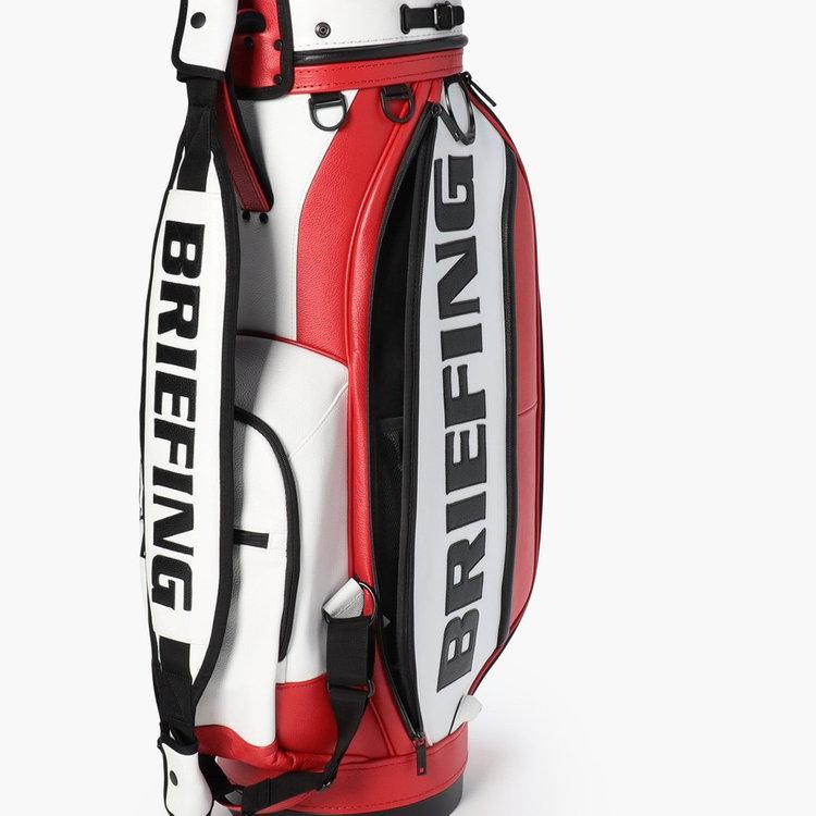 BRIEFING GOLF ブリーフィング ゴルフ キャディバッグ メンズ 6分割 約6.34kg CR-11 #02 ゴルフバッグ LEコレクション エコーレザー レア ブランド ...