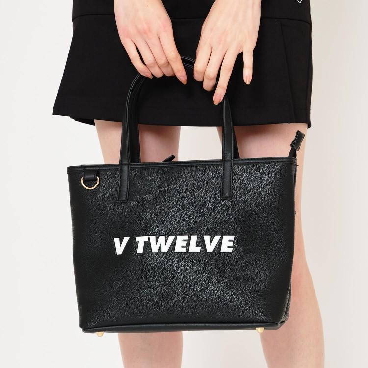 V12（ヴィ・トゥエルヴ） ゴルフ ラウンドバッグ メンズ レディース バッグ カートトート カートバッグ ゴルフバッグ 防水性 防汚性 無地 コンパクト ロゴ V122510-BG02 ...
