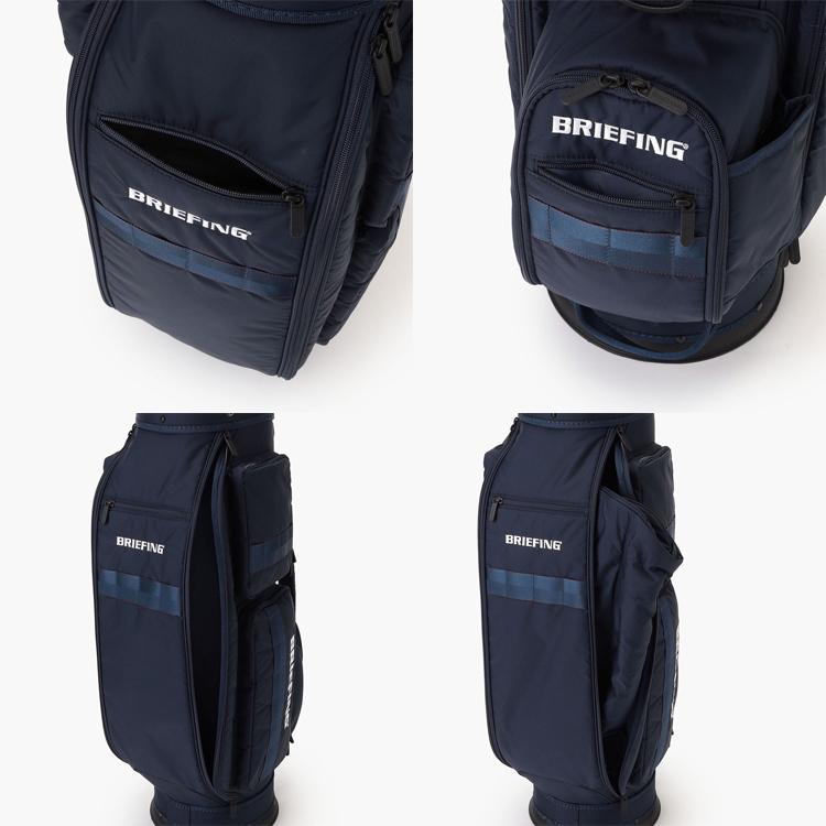BRIEFING GOLF ブリーフィング ゴルフ キャディバッグ メンズ レディース 8.5型 5分割 約3.83kg CR-6 #03 撥水 ゴルフバッグ レア ブランド ロゴ CS ...