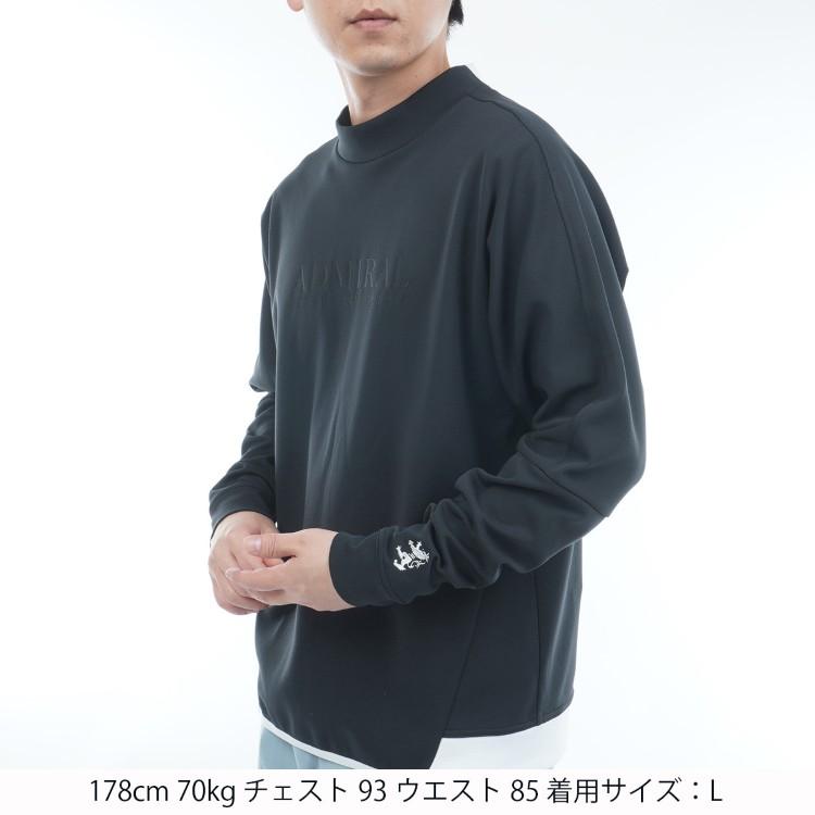 Admiral Golf（アドミラルゴルフ） シャツ モックシャツ メンズ 長袖