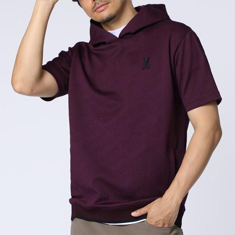 Psycho Bunny サイコバニー ゴルフ フーディー メンズ 半袖 シャツ T