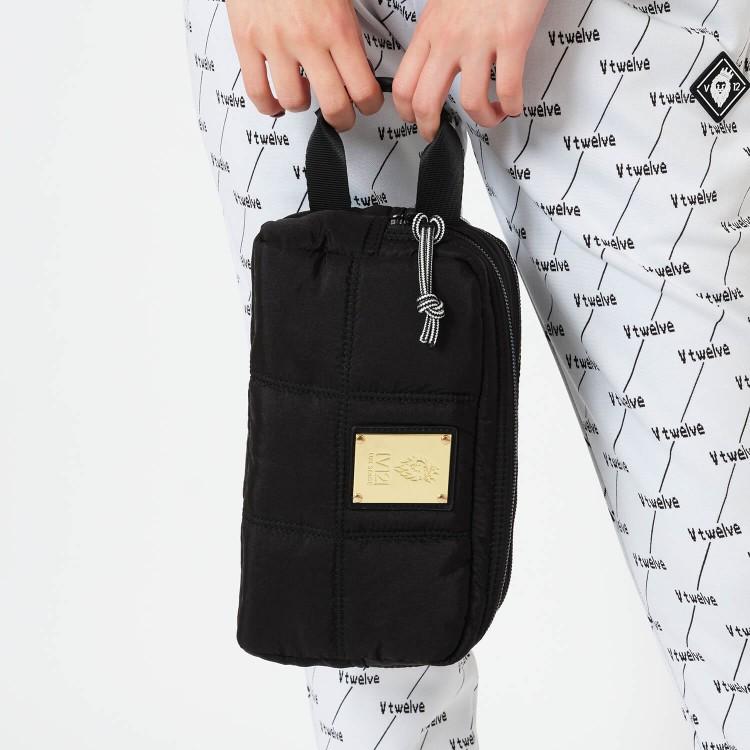 V12（ヴィ・トゥエルヴ） ゴルフ ラウンドポーチ メンズ レディース