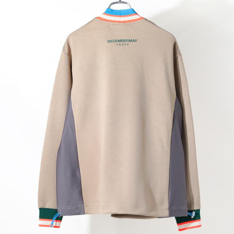 ディセンバーメイ ゴルフ モックネック スウェット 長袖 ハイネック