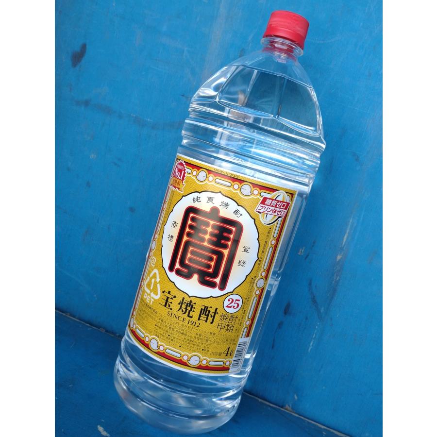 在庫処分価格 宝焼酎 25度 4000ml エコペット : 酒のたきはん - 通販 - Yahoo!ショッピング
