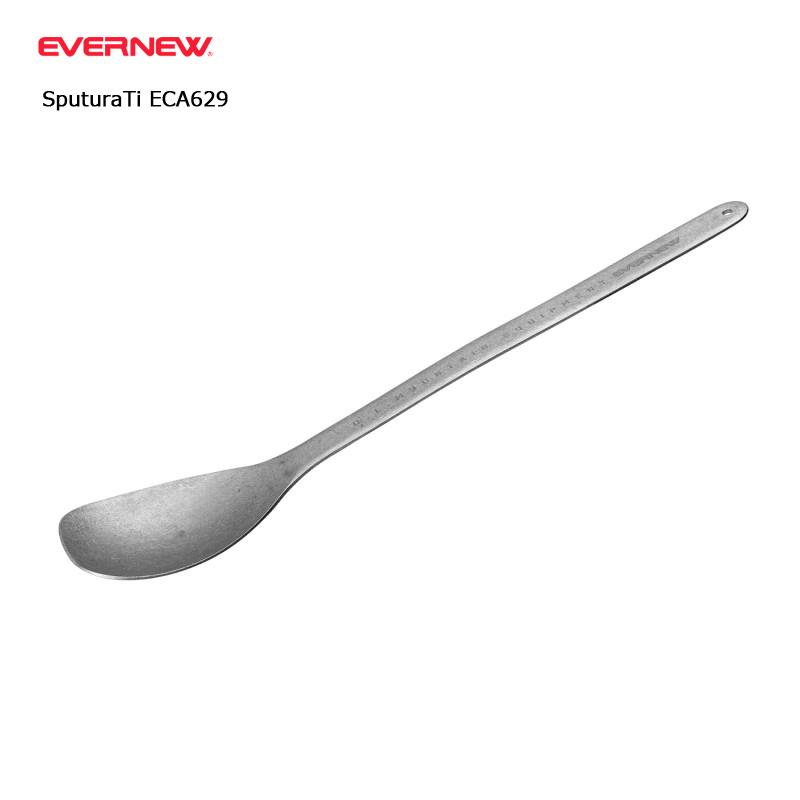 EVERNEW エバニュー SputuraTi ECA629 スプチュラ チタン 長柄スプーン : eca629sputi : フラテッリイト アウトドア - 通販 - Yahoo!ショッピング
