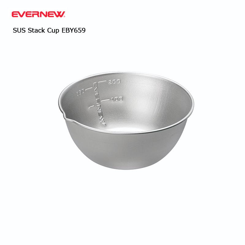 EVERNEW エバニュー SUS Stack Cup EBY659 注ぎ口付きのステンレス製カップ :susstceby659:フラテッリイト アウトドア - 通販 - Yahoo!ショッピング
