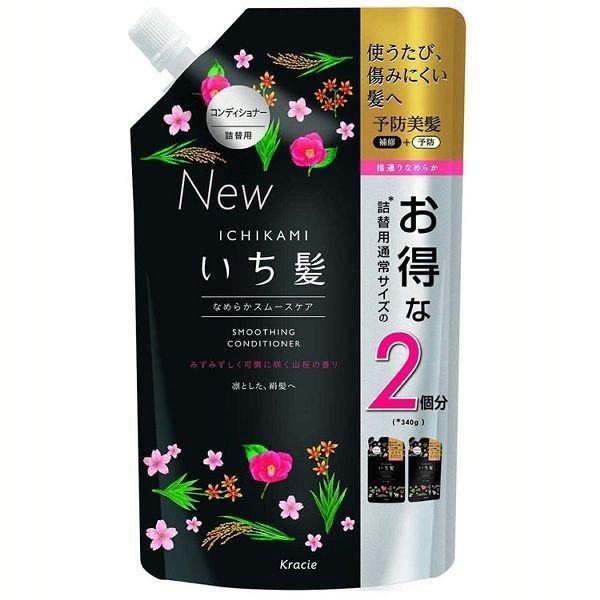 Kracie いち髪 なめらかスムースケアCD詰替2回分 680g クラシエ : ラクチーナ Yahoo!店 - 通販 - Yahoo!ショッピング