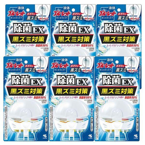 小林製薬 [6個]液体ブルーレット おくだけ除菌EX スーパーアクアソープ 70ml (D) : ラクチーナ Yahoo!店 - 通販 - Yahoo!ショッピング