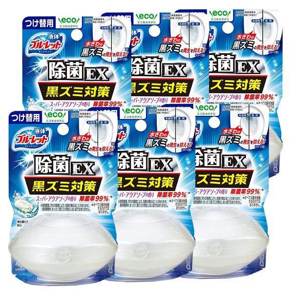 [6個]液体ブルーレット おくだけ除菌EX つけ替用 スーパーアクアソープ 70ml (D) : 7247730 : ラクチーナ Yahoo!店 - 通販 - Yahoo!ショッピング