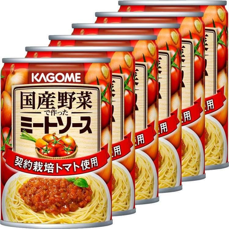 KAGOME パスタソース レトルト 缶 295g 6個 ミートソース 国産 国産野菜で作ったミートソース スパゲッティソース スパゲッティ まとめ買い : ラクチーナ Yahoo!店 ...