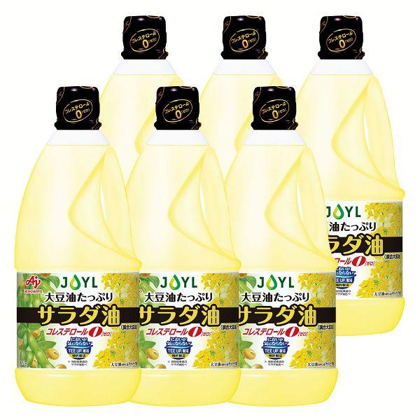 サラダ油 AJINOMOTO 1350g 6本 エコボトル 大豆油 コレステロール0 大容量 食用油 揚げ物 炒めもの 味の素 : ラクチーナ Yahoo!店 - 通販 - Yahoo!ショッピング