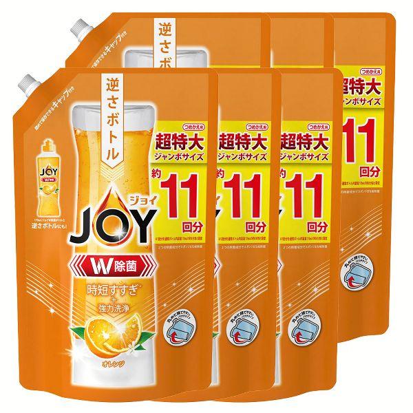 ジョイ 食器用洗剤 JOY 1425ml バレンシアオレンジ 洗剤 食器洗剤 詰め替え用 除菌 強力洗浄 大容量 6個セット まとめ買い つめかえ 日用品 台所洗剤 : ラクチーナ Yahoo ...