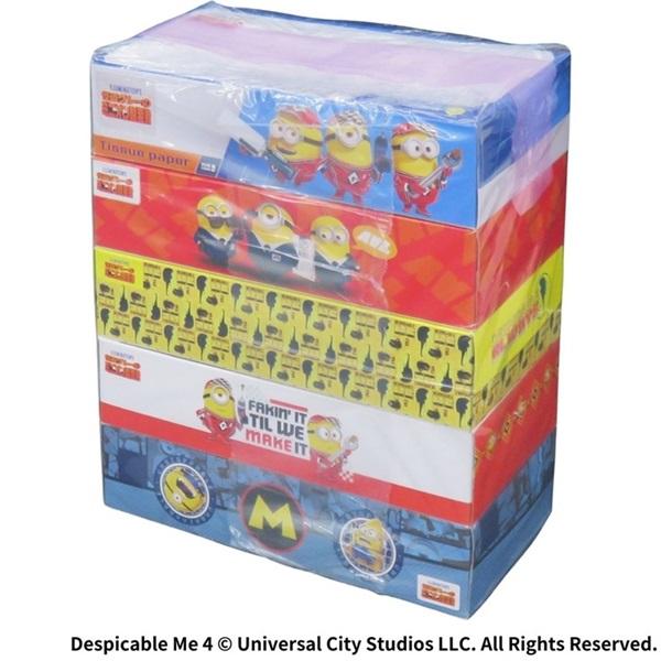 (12個セット)ティッシュペーパー 可愛い キャラクター ボックスティシュ 150W 5P ミニオン企画 112042 : ラクチーナ Yahoo!店 - 通販 - Yahoo!ショッピング