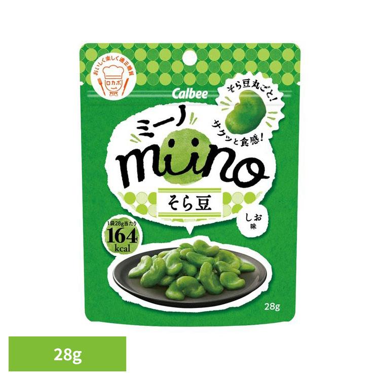 Calbee お菓子 おかし おやつ ミーノ miinoそら豆しお味 28g カルビー : ラクチーナ Yahoo!店 - 通販 - Yahoo!ショッピング