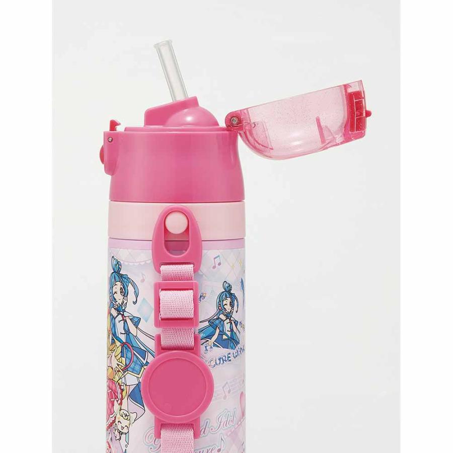 水筒 子供 お子様向けステンレス2WAYボトル ストロー 400ml コップ 350ml プリキュア キミとアイドルプリキュア♪ SKCP3 : ラクチーナ Yahoo!店 - 通販 ...