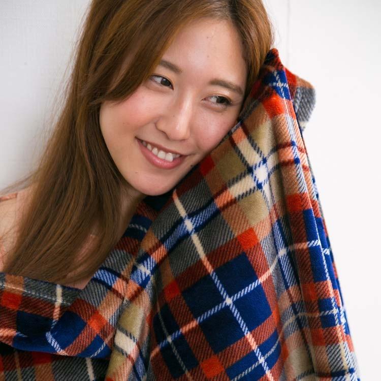 fondanフランネル毛布(チェック) 膝掛サイズ FDFB-70100-054 同色2枚セット クリアグローブ敬老の日 : ラクチーナ Yahoo!店 - 通販 - Yahoo!ショッピング