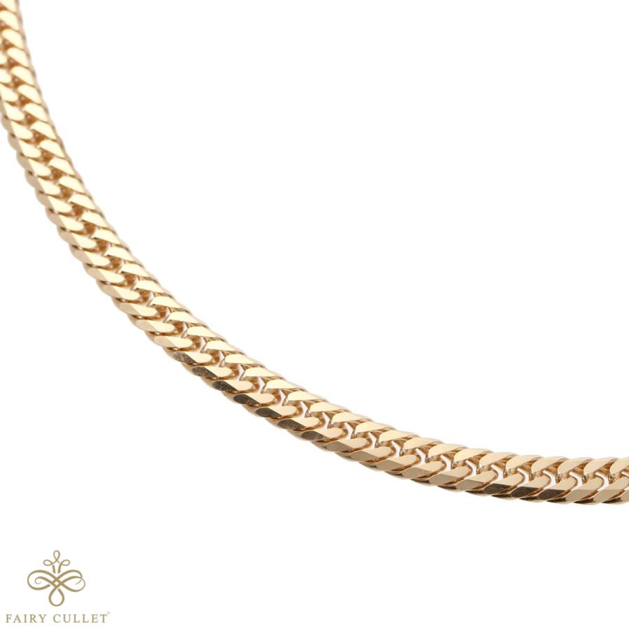 18金ネックレス K18 6面W喜平チェーン 日本製 検定印 30g 50cm 中留め : フェアリーカレット - 通販 - Yahoo!ショッピング