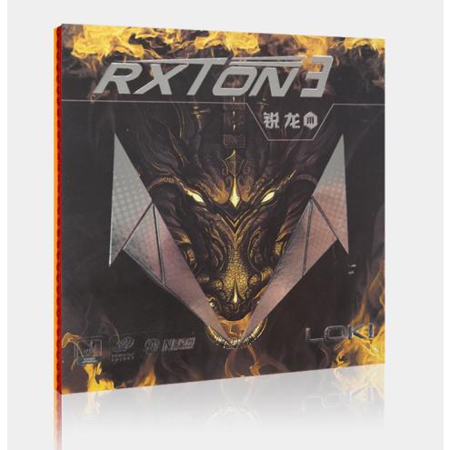 LOKI（ロキ） RXTON 3 （レクストン3）元世界ランク1位 王皓 選手監修 裏ソフトラバー レッド/ブラック : 卓球閣 - 通販 ...