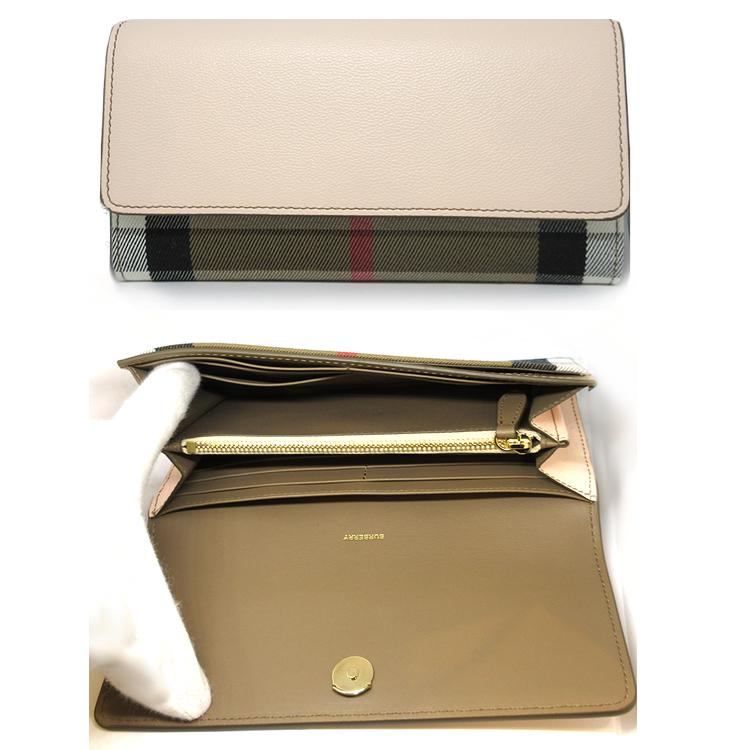 BURBERRY バーバリー 長財布 80845301 チェック かぶせ フラップ ウォレット レザー メンズ レディース (t610) クリスマス : ブランド・ジュエリーTAMAI ...