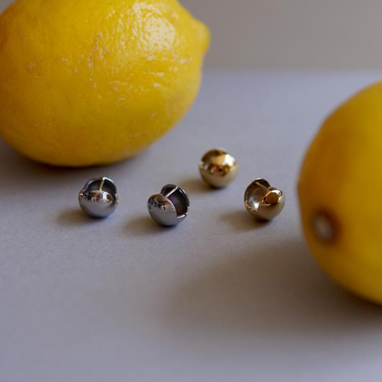 ボール ピアス 丸い 金属アレルギー 中折れ フープ ステンレス 316L 両耳 球体 真ん丸 キャスト 12/15/18mm セカンドピアス (ND) : ブランド・ジュエリーTAMAI ...