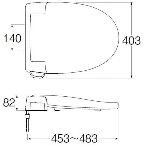 SANEI 暖房便座 前丸タイプ ソフト閉止 温度調節3段階 取付簡単 ホワイト PW9041-W : s-4973987991578-20230418 : たま実屋商店 - 通販 ...