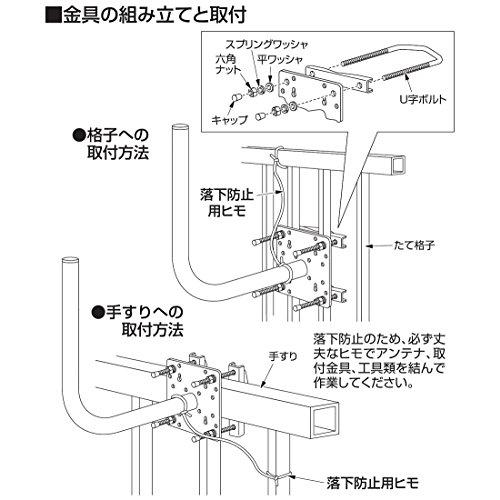 日本アンテナ アンテナ取付金具 BK-32ZR : たま実屋商店 - 通販 - Yahoo!ショッピング