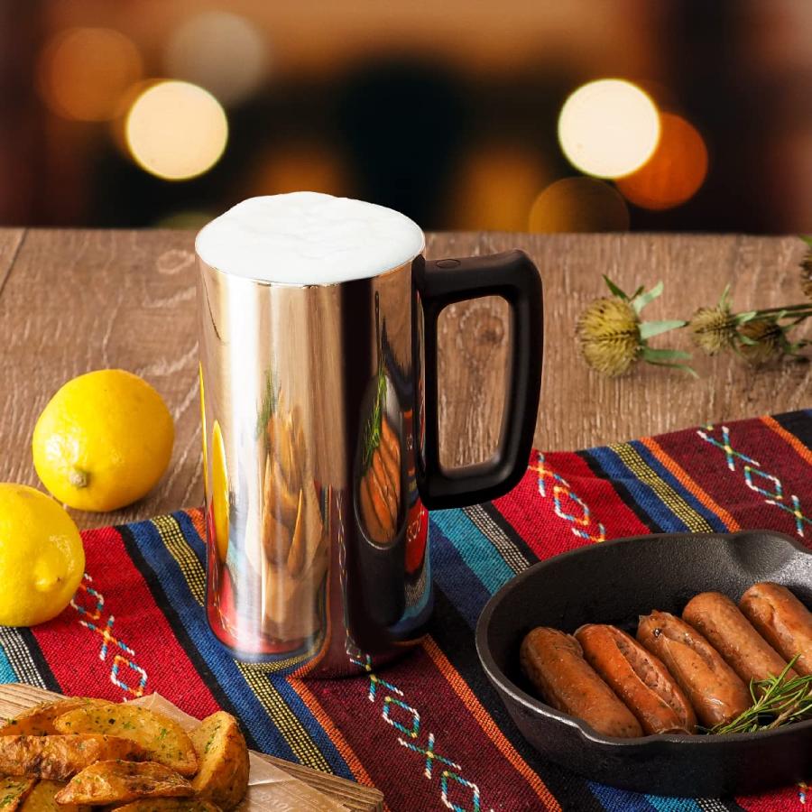 アトラス ビールジョッキ 真空断熱 お酒 ハイボール ステンレス タンブラー 大容量 630ml ASJ-632MR : たま実屋商店 - 通販 - Yahoo!ショッピング