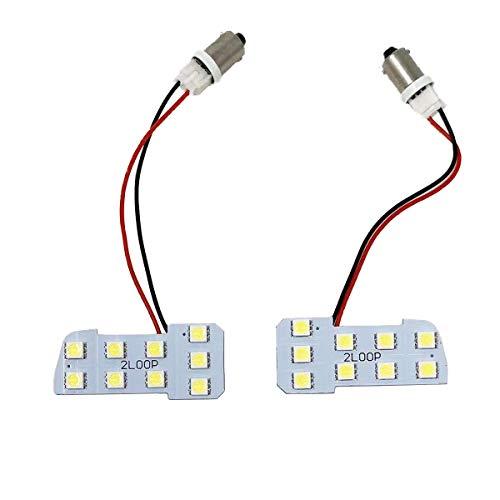 2LOOP(ツーループ) LED TOYOTA車用 マップランプ 3チップSMD 9連 ハイエース200系など ルームランプ -純白光 : たま実屋商店 - 通販 - Yahoo!ショッピング
