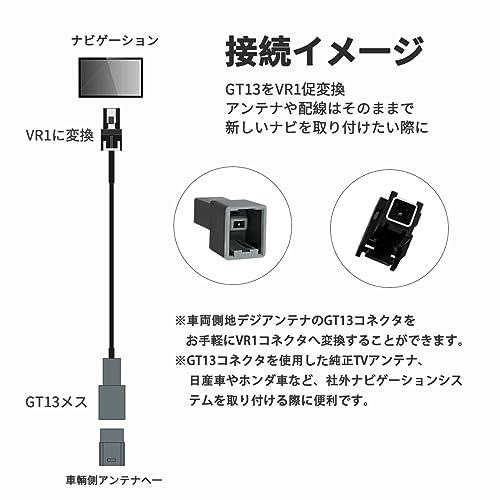 OTORAM GPSアンテナ 変換ケーブル VR1(ナビ側)←GT13(車両側) トヨタ イクリプス パナソニック アルパイン対応 : たま実屋商店 - 通販 - Yahoo!ショッピング