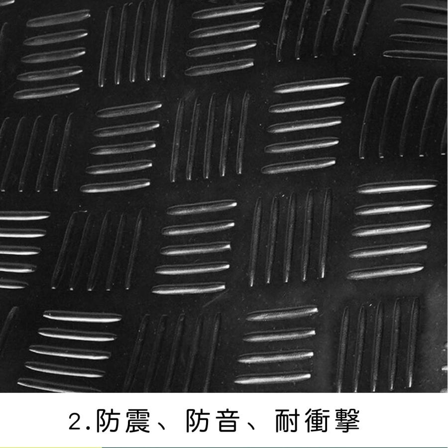 Syougen ガレージフロアマット フロアマット ガレージ マット ゴムシート トラックゴムマット 黒 100*500cm 厚さ3mm 荷台 表面滑 : s-b0ch7rqzy9 ...