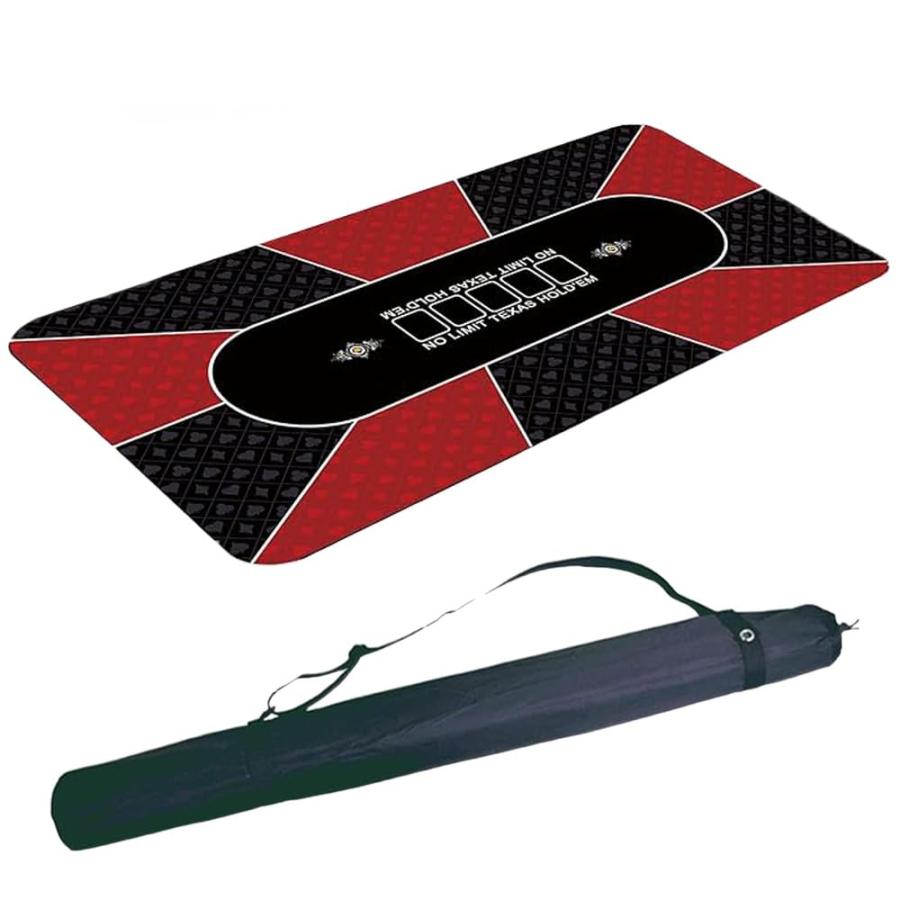 【180cm × 90cm】 ポーカーマット 各種3種類 収納袋付き カジノ ポーカー ゲーム (RED, 180×90) : たま実屋商店 - 通販 - Yahoo!ショッピング