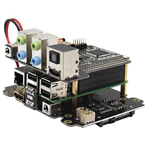 SupTronicsR Raspberry Pi 4B 3B 2B B+対応 HIFI ESS ES9023 （4個使用） ラズパイオーディオ ...