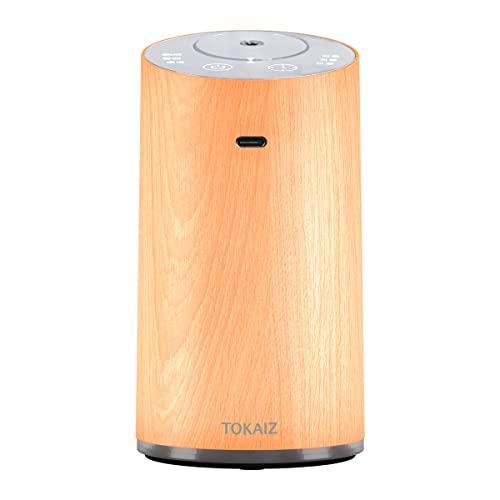 TOKAIZ アロマディフューザー 水なし 充電式 静音 コードレス 小型 車 噴霧式 TAD-001 (＃16ーBメープル) : たまり堂 - 通販 - Yahoo!ショッピング