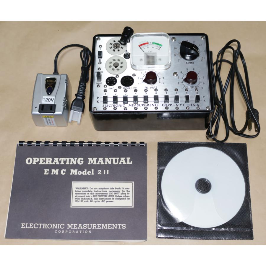 コンパクトで可愛い EMC211 真空管試験機 ビンテージ測定器 昇圧電源アダプター付き : 球露屋 ヤフーショップ - 通販 - Yahoo ...