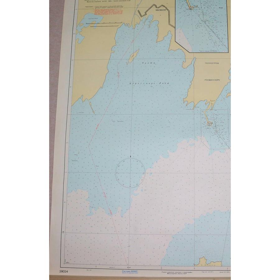 冷戦ロシア 当時の航海図 28024 ソ連国防省航海海洋主局 門外不出 : 球露屋 ヤフーショップ - 通販 - Yahoo!ショッピング
