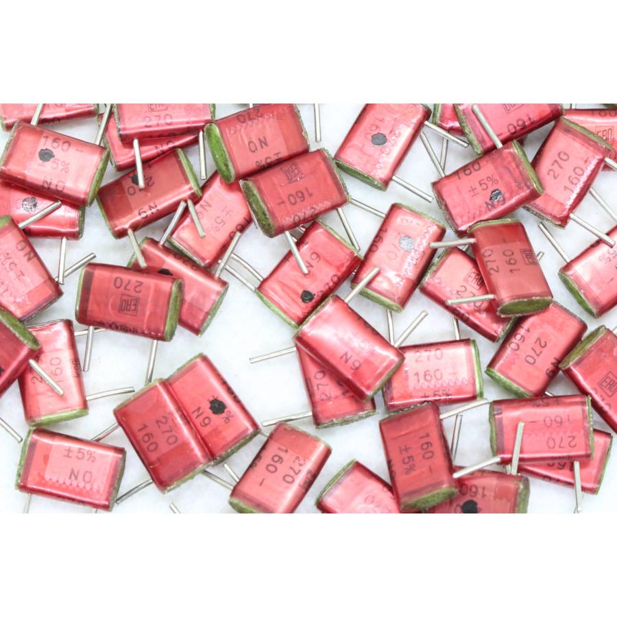 激安 EROコンデンサ 20個セット 270pF 160V KC1848 Roederstein ERO 使えばわかります。 : 球露屋 ヤフーショップ - 通販 - Yahoo!ショッピング