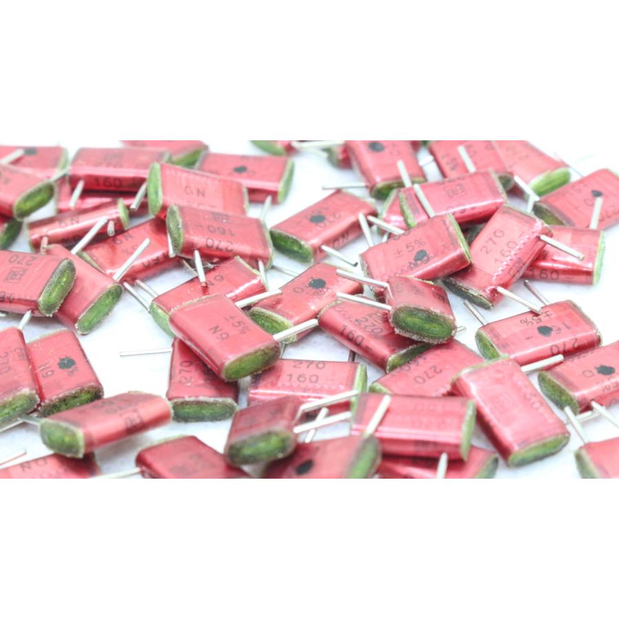 激安 EROコンデンサ 20個セット 270pF 160V KC1848 Roederstein ERO 使えばわかります。 : 球露屋 ヤフーショップ - 通販 - Yahoo!ショッピング