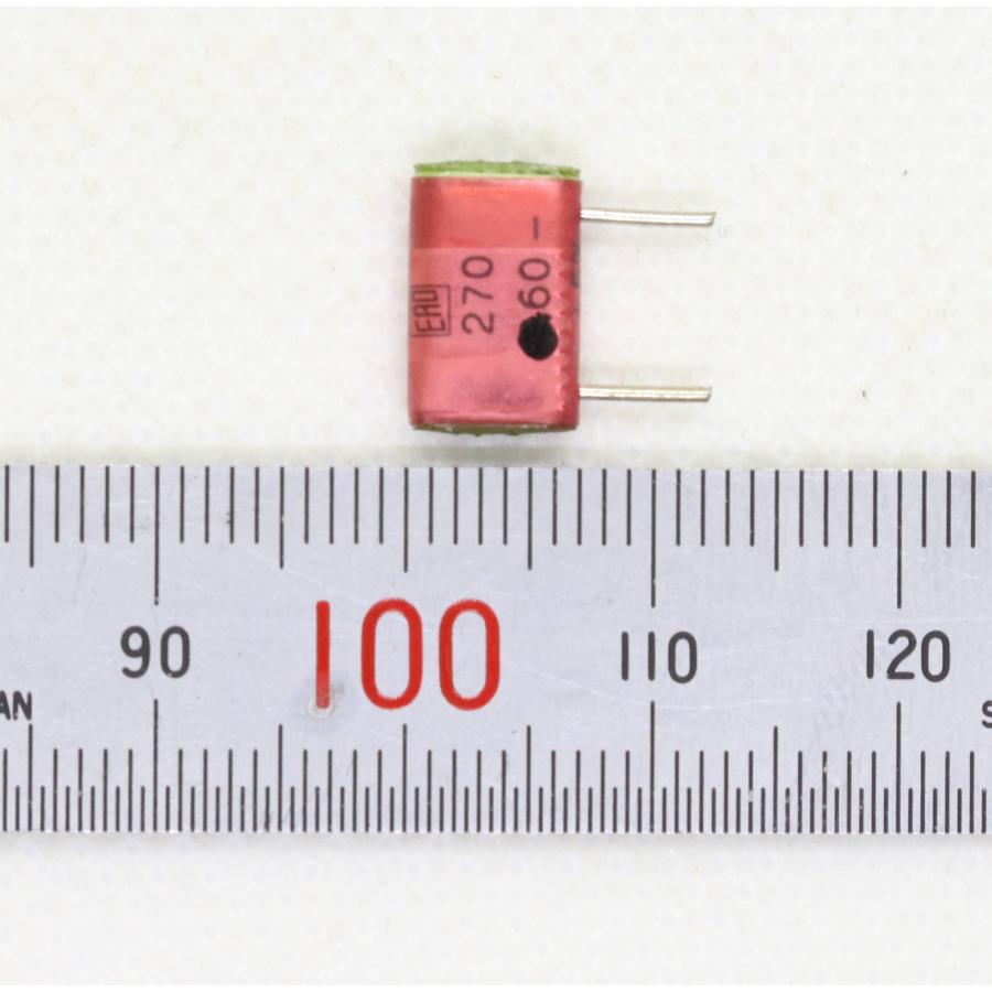 激安 EROコンデンサ 20個セット 270pF 160V KC1848 Roederstein ERO 使えばわかります。 : 球露屋 ヤフーショップ - 通販 - Yahoo!ショッピング