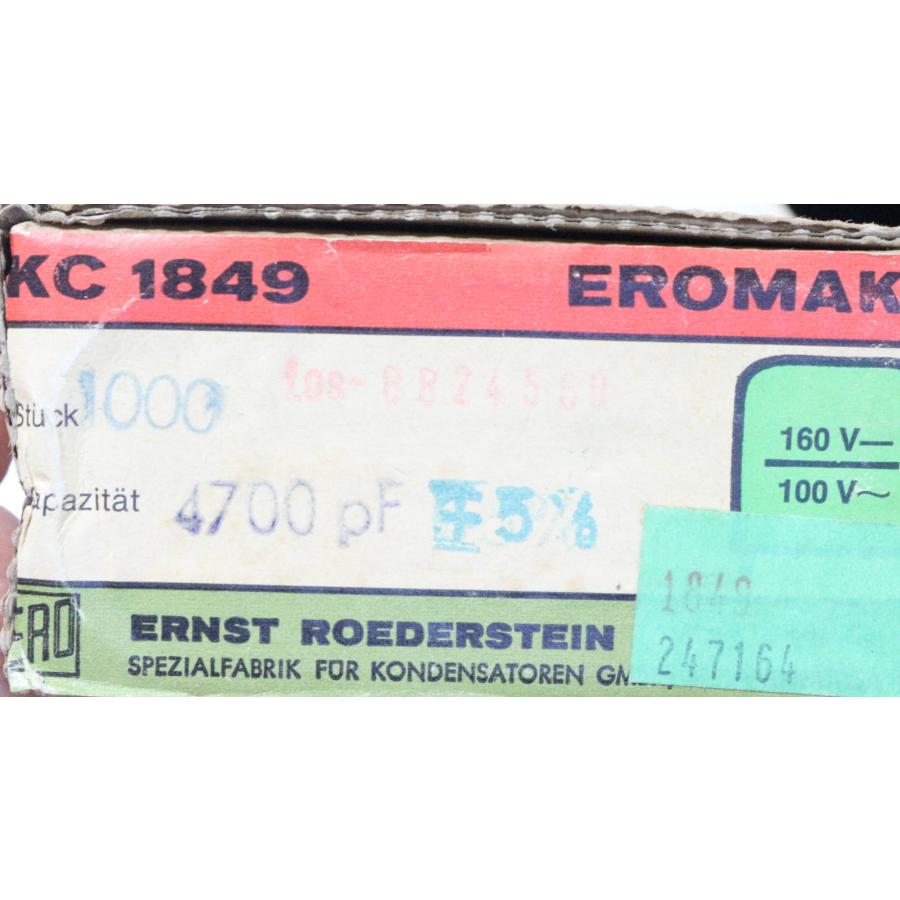 激安 EROコンデンサ 20個セット 4700pF 160V KC1849 Roederstein ERO 使えばわかります。 : 球露屋 ヤフーショップ - 通販 - Yahoo!ショッピング