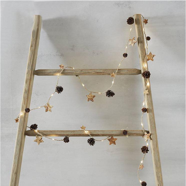 Xmas飾り LED ライト 松 松ぼっくり 星 star 装飾 イルミネーション デコレーション 2m 20灯 お正月 : タマストア - 通販 - Yahoo!ショッピング