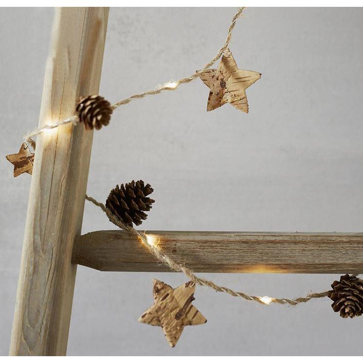 Xmas飾り LED ライト 松 松ぼっくり 星 star 装飾 イルミネーション デコレーション 2m 20灯 お正月 : タマストア - 通販 - Yahoo!ショッピング
