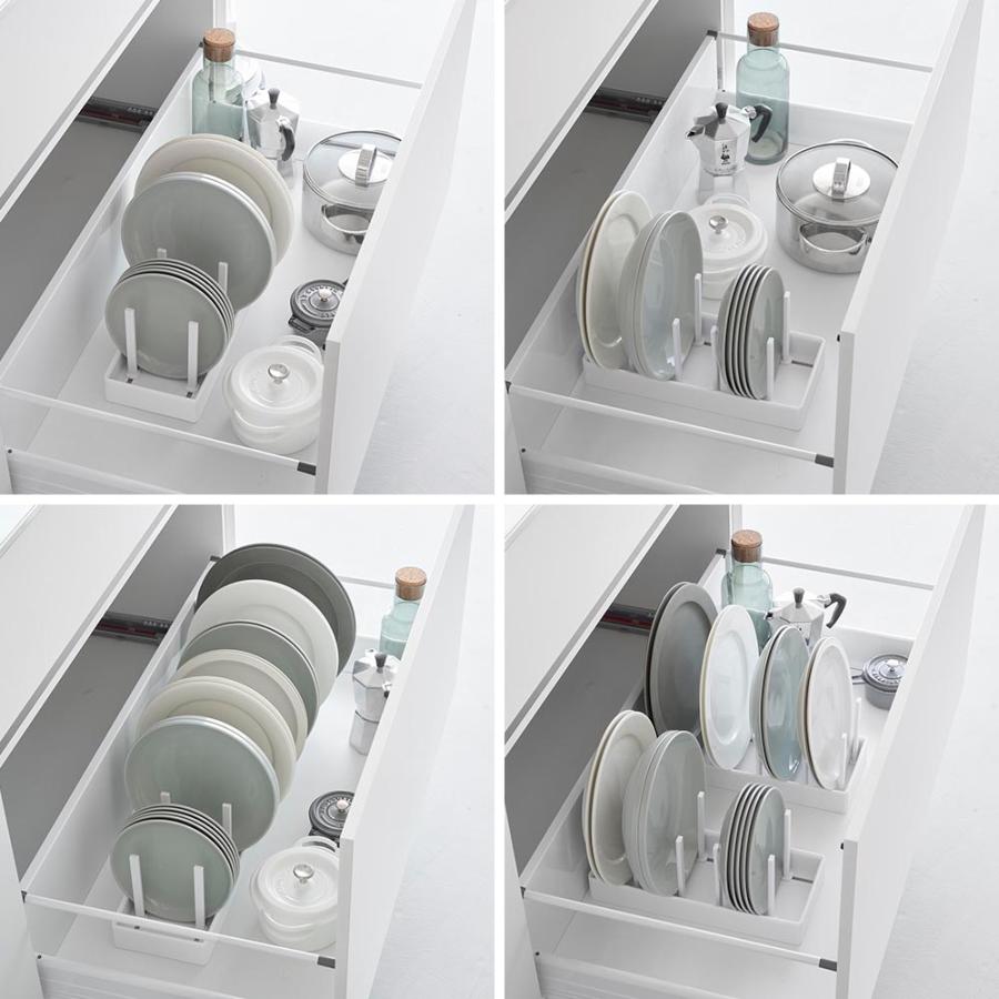 tower シンク下幅調節鍋蓋&フライパン収納スタンド タワー W32 山崎実業 幅32cm ホワイト ブラック 1359 1360 フライパン スタンド : ハンガー&インテリア ...