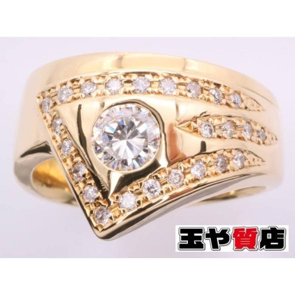 ダイヤ0.23ct 0.12ct リング 11号 K18 YG イエローゴールド 新品同様 : 親切な 玉や質店 - 通販 - Yahoo!ショッピング