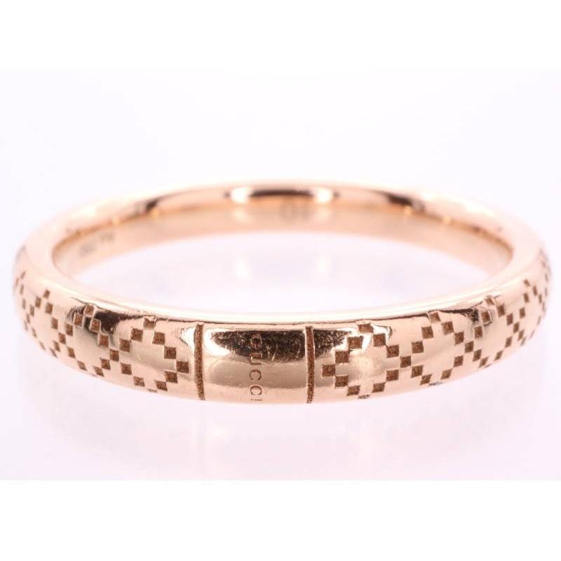 グッチ GUCCI ディアマンティシマ リング 9.5号 Au 750 K18PG ピンクゴールド :8456:親切な 玉や質店 - 通販 - Yahoo!ショッピング